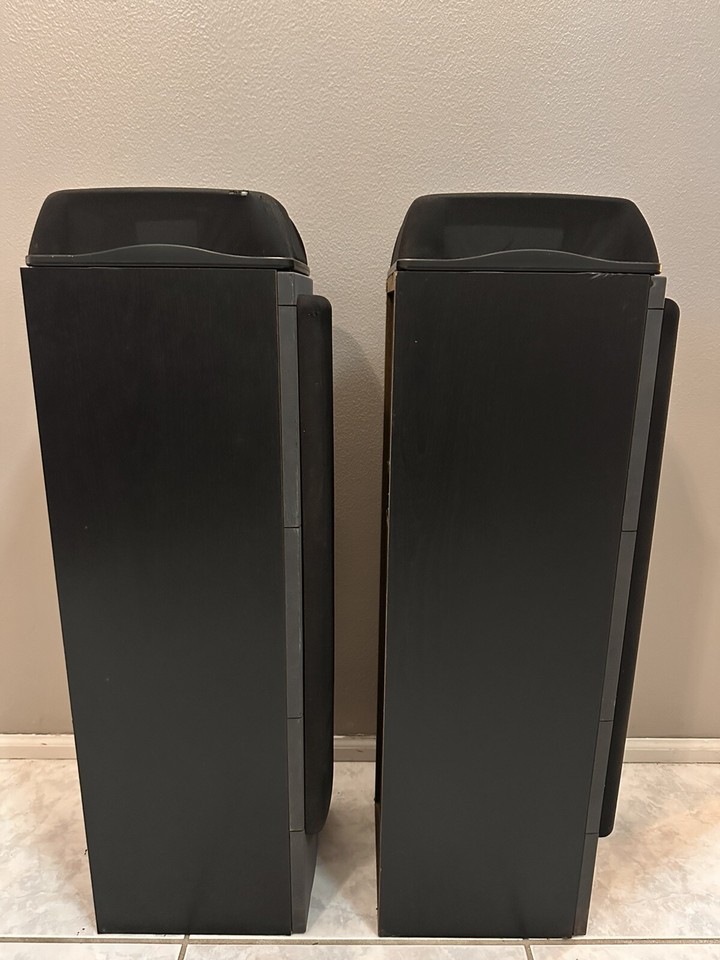 OPTIMUS PRO LX-10 LINAEUM TWEETERS Floor Standing Speakers Pair Home ...