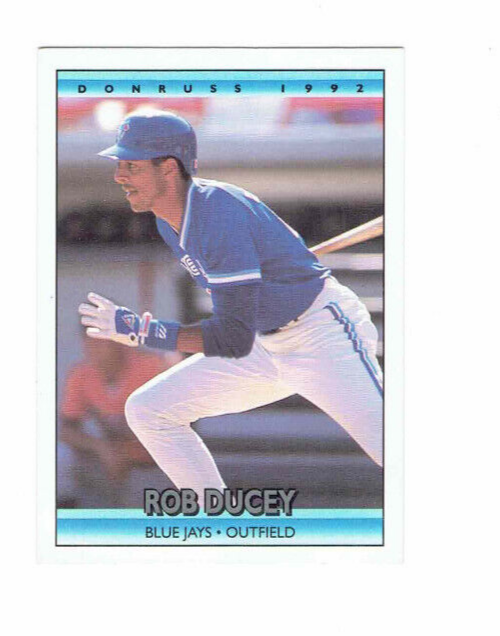 Rob Ducey Toronto Blue Jays Outfield #466 Donruss 1992 #Baseball Card ...