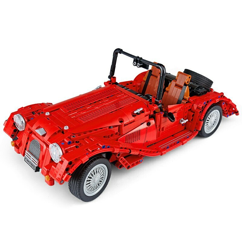 Morgan Plus 4 Plus 8 Sports Car Technical Brick Model 1141pcs 1 10