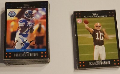 2007 topps football cards 80+ | eBay