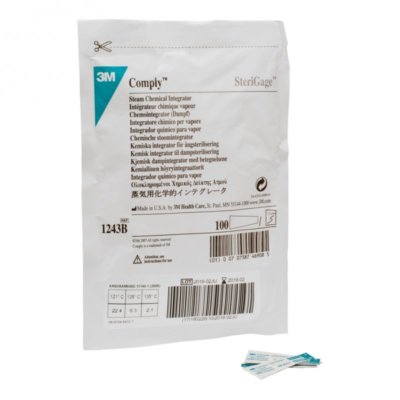 3M Health Care 1243B Comply Sterigage Chemical Integraters- 1000 Case ...