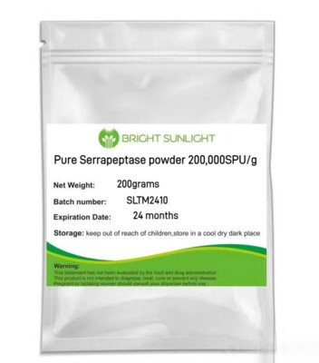 200g Pure Serrapeptase powder 200,000SPU/g | eBay