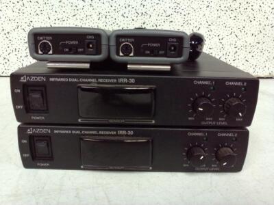 Adzen IRR-30 and IRB-10c - Two Each Infrared Dual Channel Receiver ...