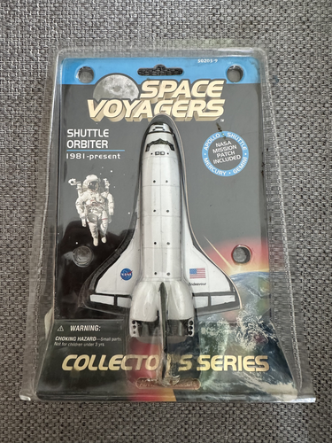 NASA Vintage Space Voyagers Mini Shuttle Orbiter plus Replica Patch ...