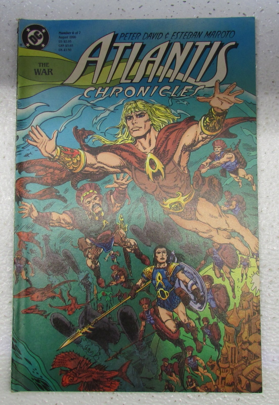 Vintage DC Comics August #6 of 7 Aquaman Atlantis Chronicles Comic Book ...