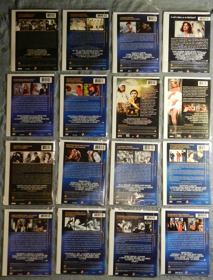 CHOICE Classic DVD Movie WARNER ARCHIVE - 63 titles available - FLAT 4. ...