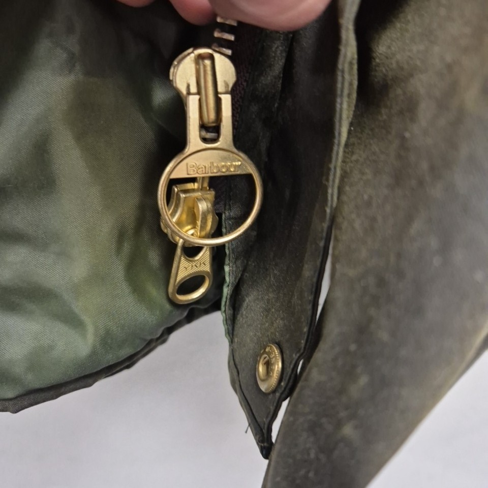 Barbour Vintage A130 Spey Fishing Wading Wax Waterproof Jacket Size ...