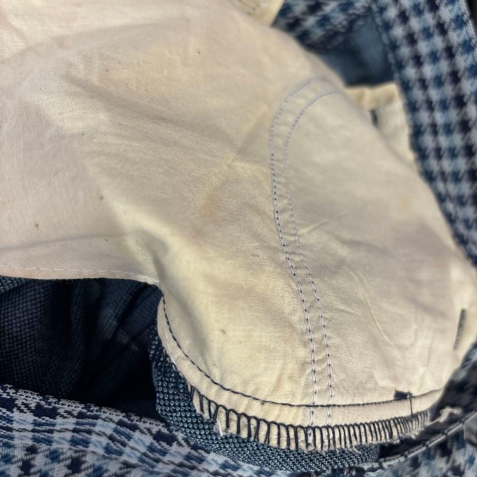 Sugar Cane Vintage Blue Flare Pants Bell Bottoms Size 31 Stretch Retro ...