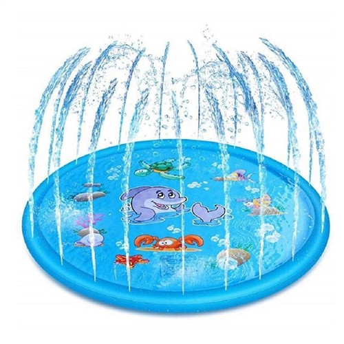 Splash Pad Water Sprinkler Pad for Kids 66 Inches Diameter 2021 Upgrade ...