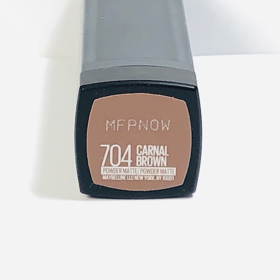 NEW Maybelline Nudes 740 Carnal Brown Powder Matte Lipstick | eBay