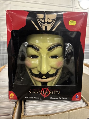 Replica V for Vendetta Mask Deluxe Edition Masque De Luxe Guy Fawkes ...