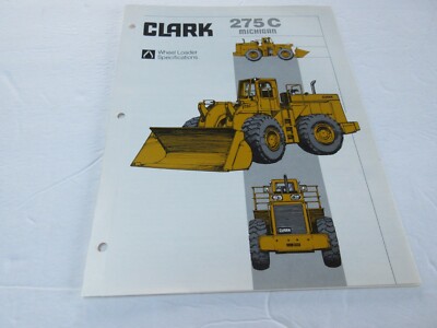 Clark Michigan 275C Wheel Loader 6 Page | eBay