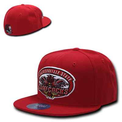 Jacksonville State University JSU NCAA Fitted Flat Bill Baseball Cap ...