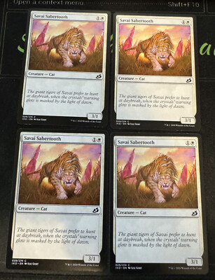 Savai Sabertooth X4 Ikoria Lair of Behemoths Magic the Gathering MTG | eBay