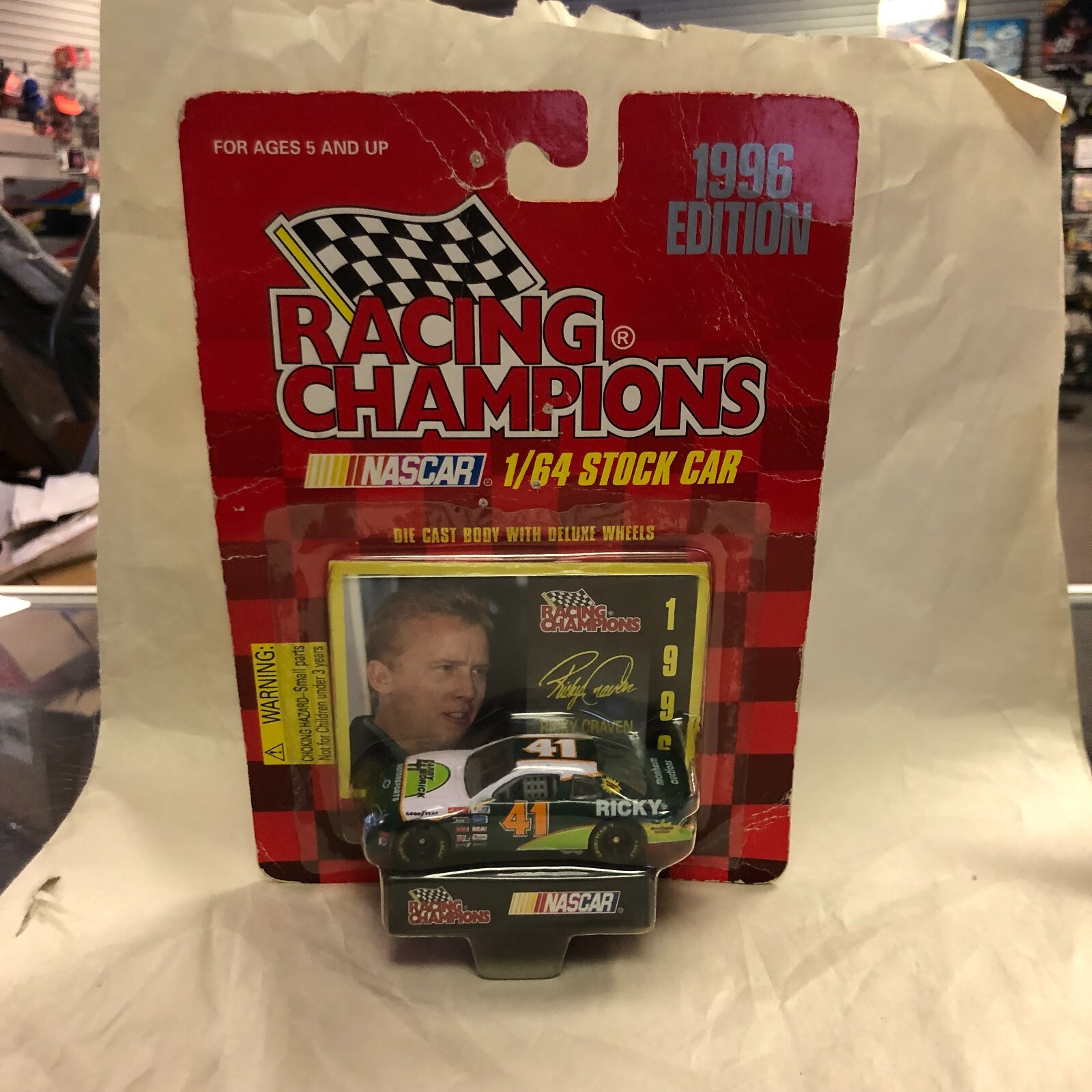 Racing Champions Ricky Craven #41Larry Hedrick 1996 Chevy Monte Carlo ...