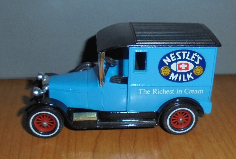 Matchbox Yesteryear Y5 Talbot Van Nestle's Milk Matt Black Roof Issue 1 ...
