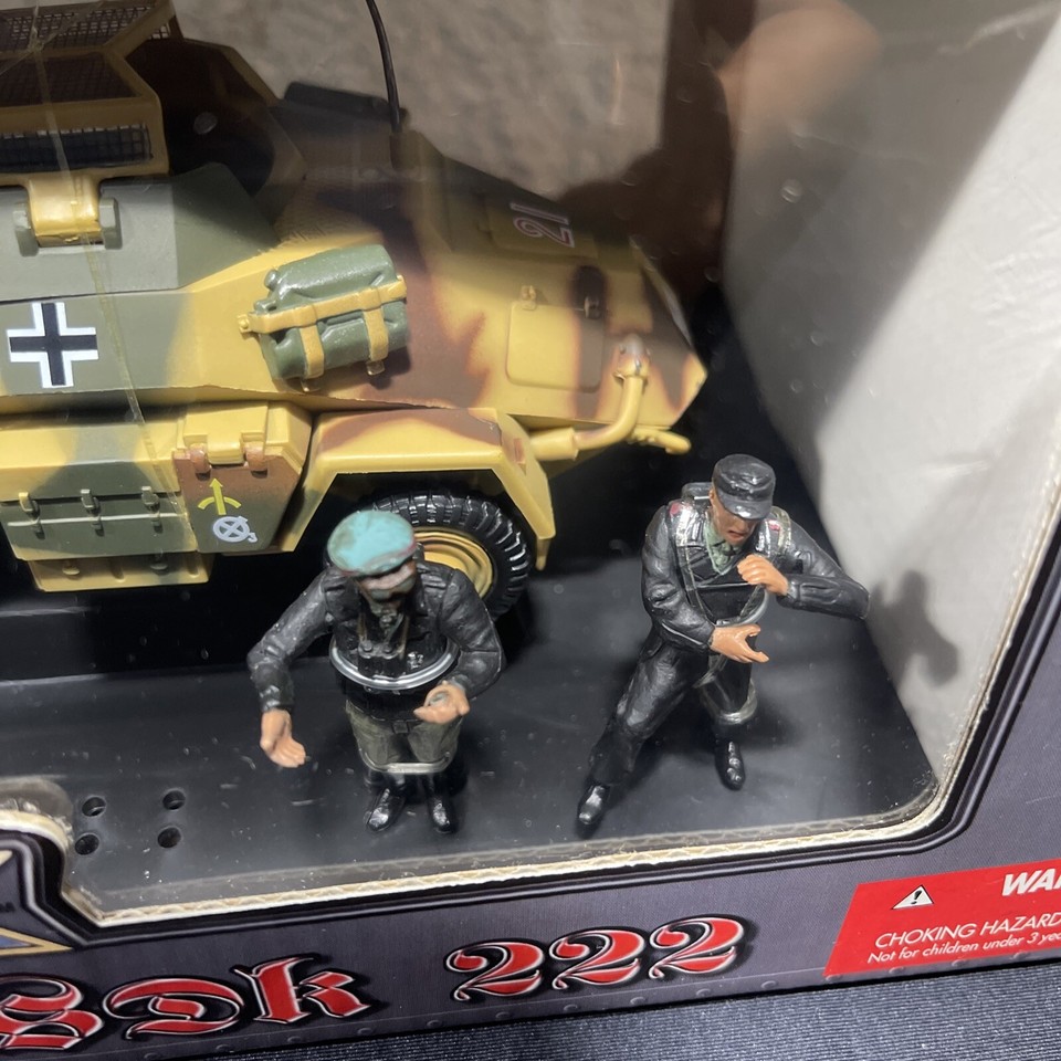 Ultimate Soldier 1:32 German Sdk. 222 Armored Scout Car w/2 Figures Lot ...