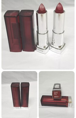 Maybelline Color Sensational Satin Lipstick Lipcolor 645 Red Revival ...