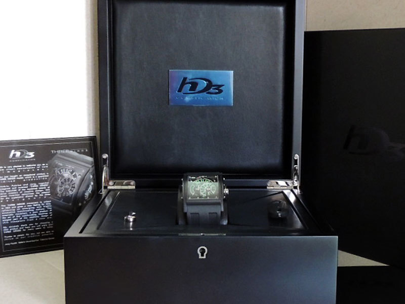 HD3 Complication Three Minds Green Ti/PVD/Rubber LTD33pc 52x44mm ...