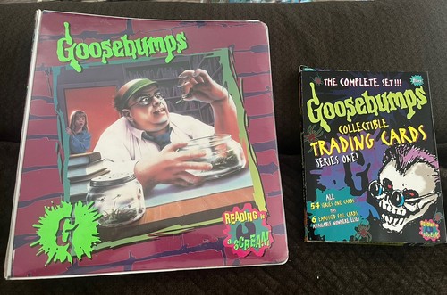 1996 Topps Goosebumps Collectible Trading Card Complete Set W/Binder | eBay
