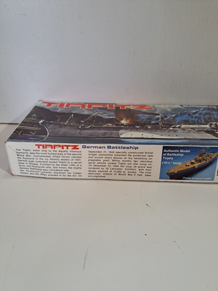 Revell H-351 Tirpitz WWII German Battleship Plastic Model Kit | eBay