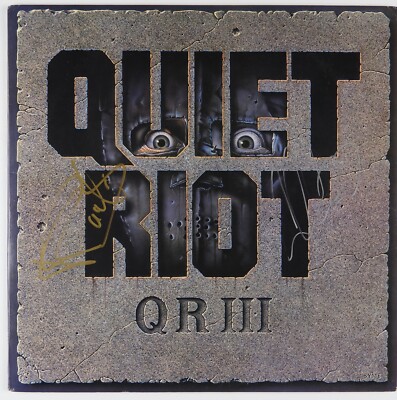 Quiet Riot Signed Autograph JSA Record Album Vinyl QR III Kevin DuBrow ...
