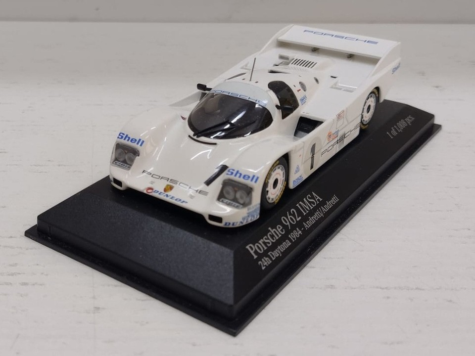 1/43 Minichamps 1984 Porsche 962 IMSA Daytona Mario Michael Andretti ...