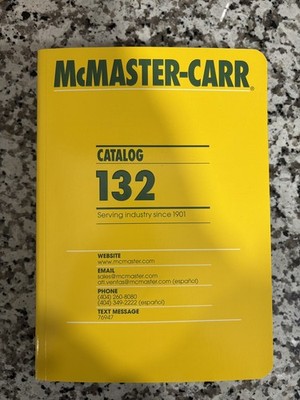 McMaster Carr Catalog 132 Los Angeles | eBay