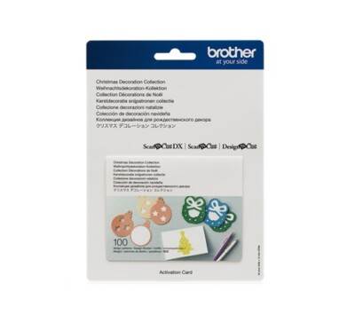 Brother ScanNCut Christmas Decoration Collection Activation Card ...