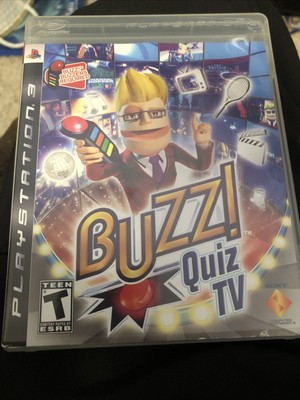 Buzz! Quiz TV (Sony PlayStation 3, PS3, 2008) GAME Only, NO BUZZERS ...