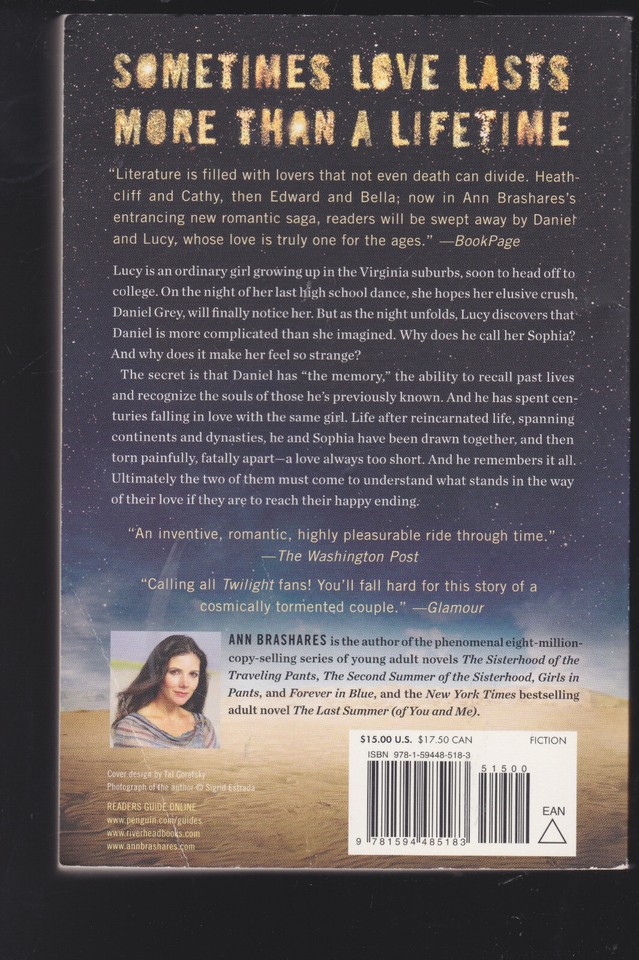 My Name is Memory Paperback 2011 by Ann Brashares LN | eBay