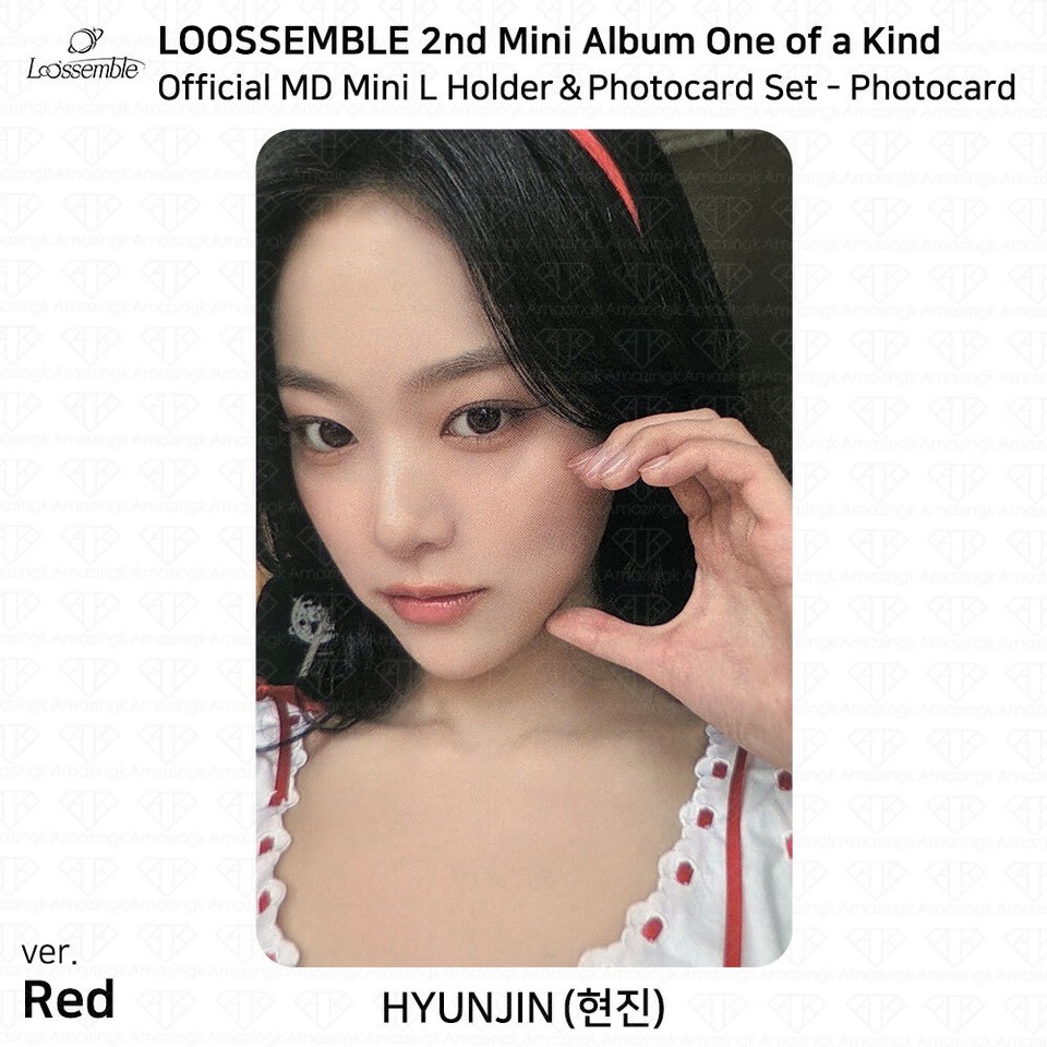 LOOSSEMBLE 2nd Mini Album One of a Kind Official MD Benefit L Holder Photocard | eBay