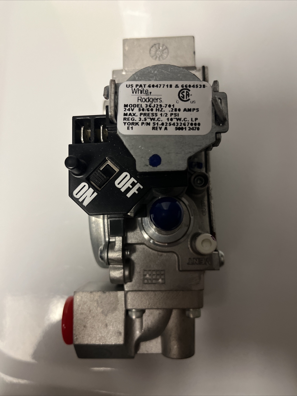 White-Rodgers 36J29-701 Gas Valve for sale online | eBay