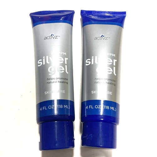 Activz 24 PPM Silver Gel Skin Care 4oz Lot Of 2 | eBay