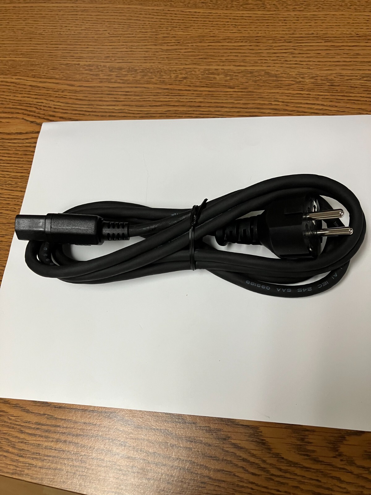 COMPUTER MALE POWER CABLE 220VAC 6' long never used. | eBay