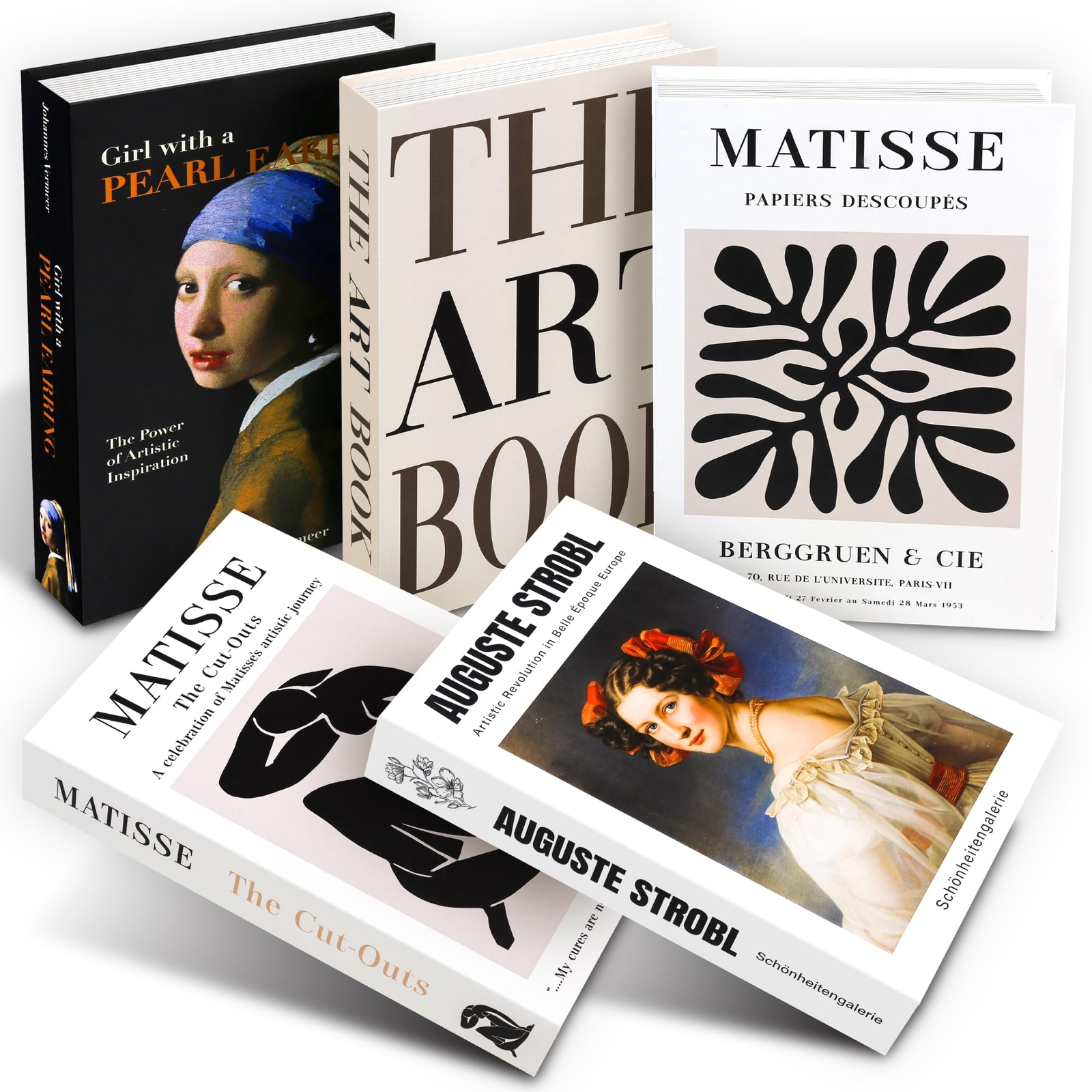 Black White Decorative Books For Home Decor - Neutral Faux Books For Decorati... | eBay