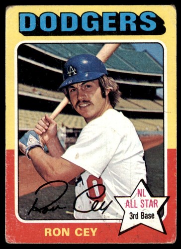 1975 Topps Baseball Card Ron Cey Los Angeles Dodgers #390 | eBay