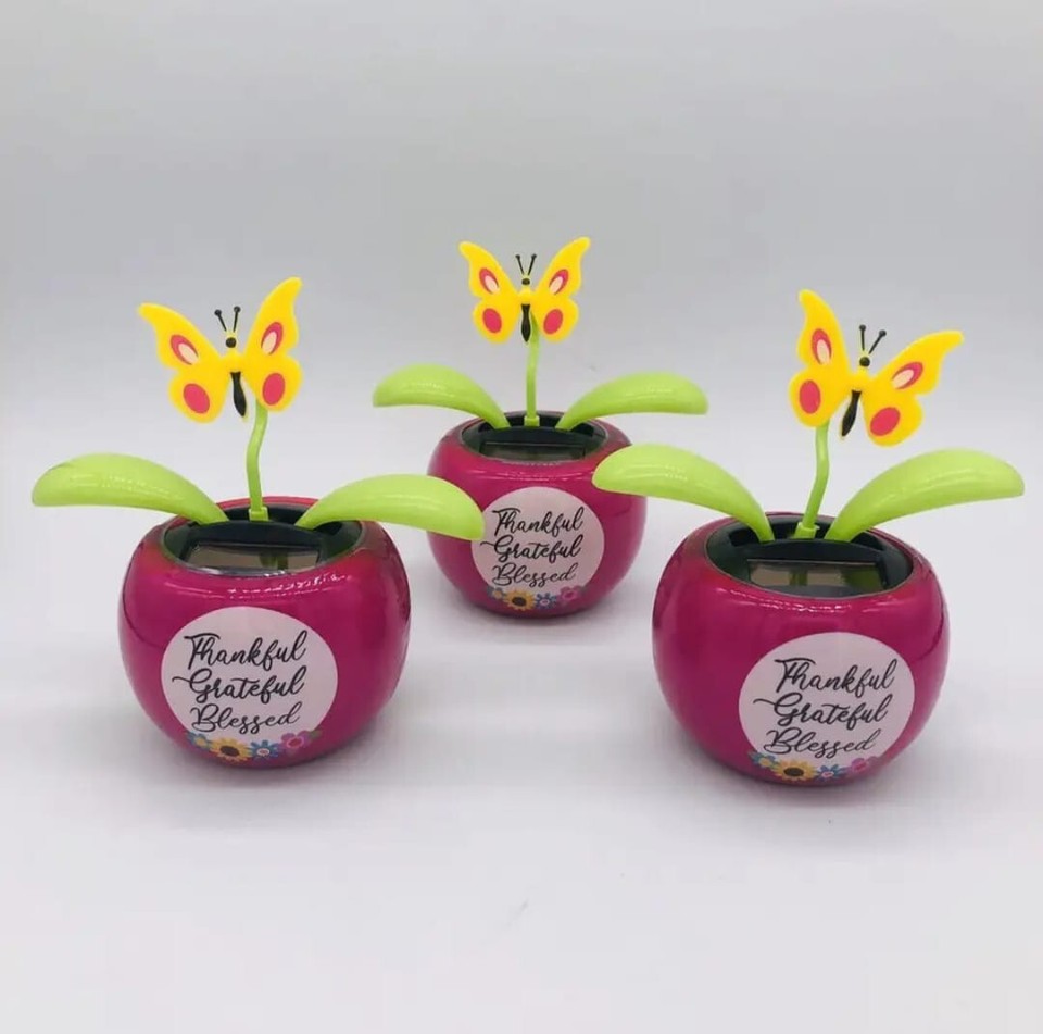 Solar Dancing Flower, Solar Powered Dancing Swinging Flower Toy ...