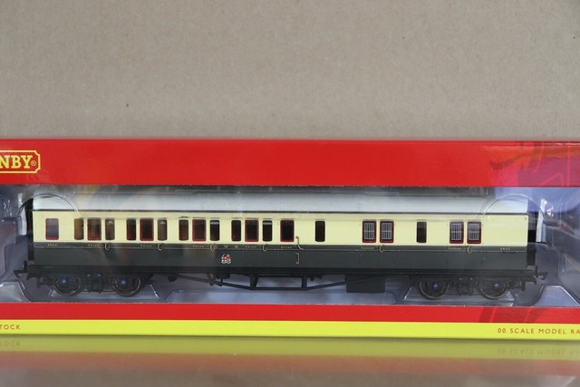 HORNBY R4681A GWR CHOCOLATE CREAM COLLETT CORRIDOR BRAKE 3rd LH COACH ...