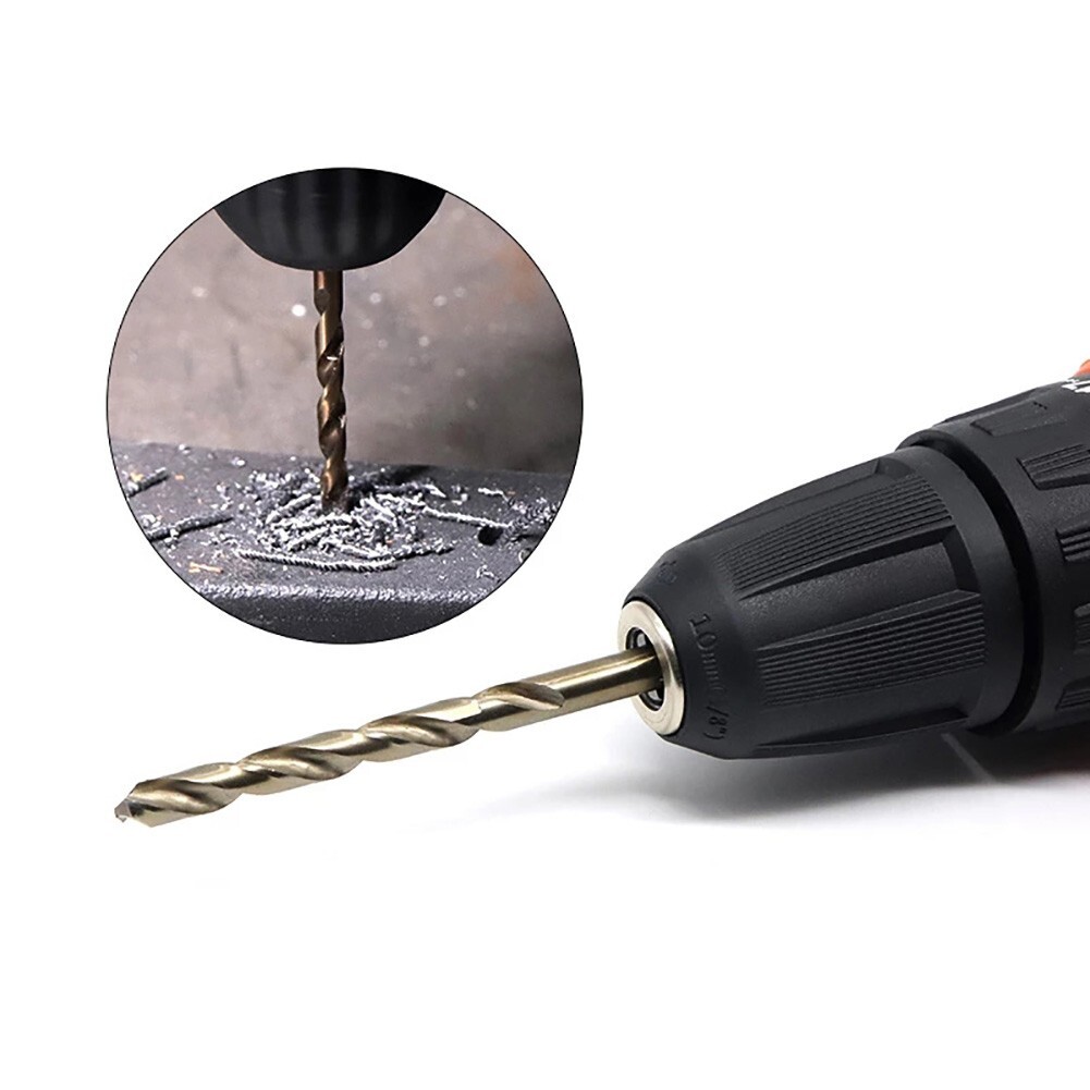 Professional Grade 15mm Cobalt Drill Bit Set for Metalworking Pack of ...