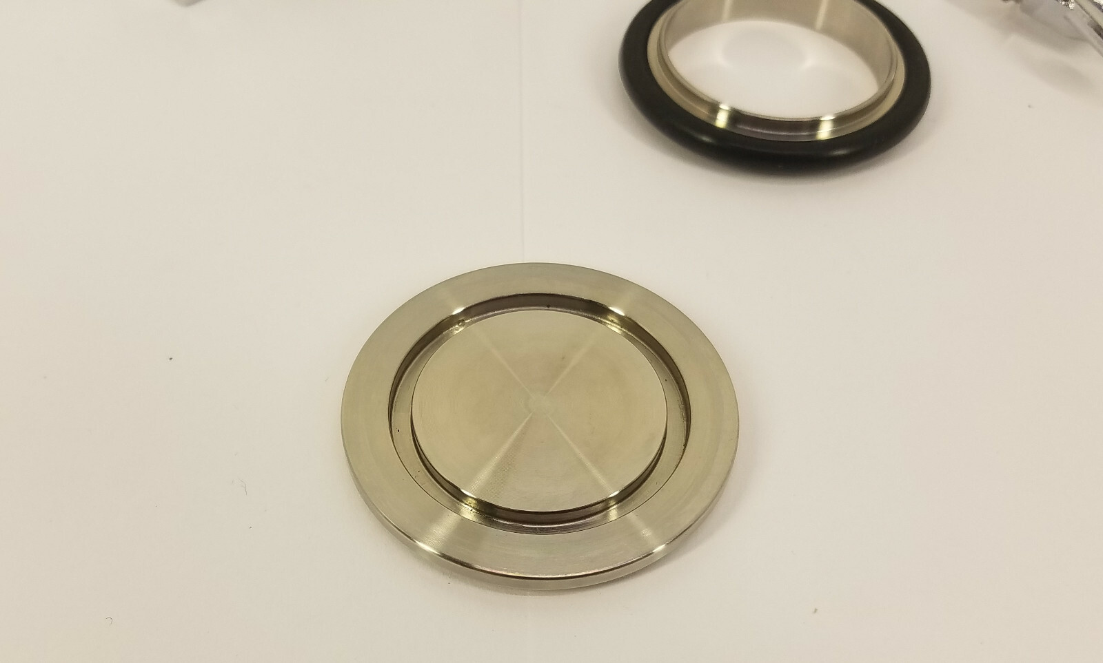 Nor-Cal NW-40B Blank Off Cap with Centering Ring and Cast Aluminum ...