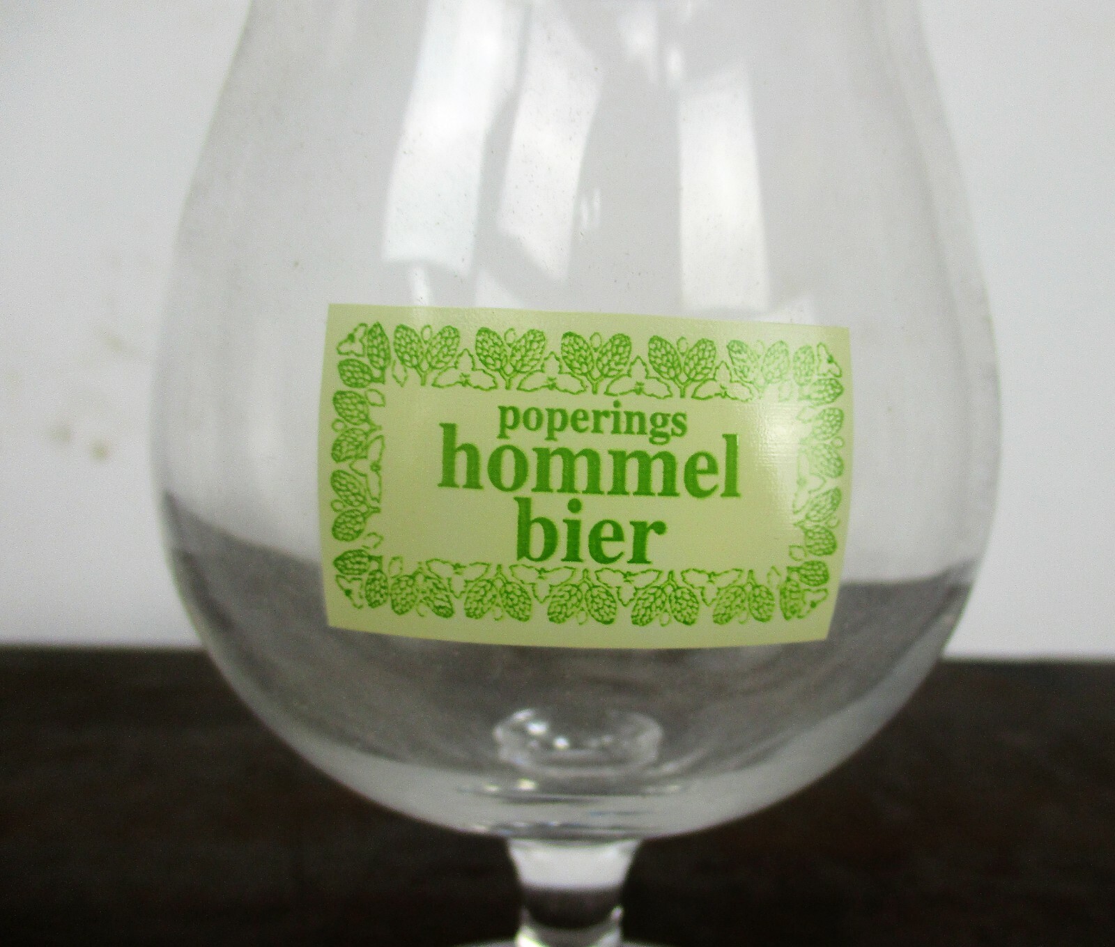 Poperings Hommel Bier glass Belgian Brewery Tulip Chalice Snifter Beer ...
