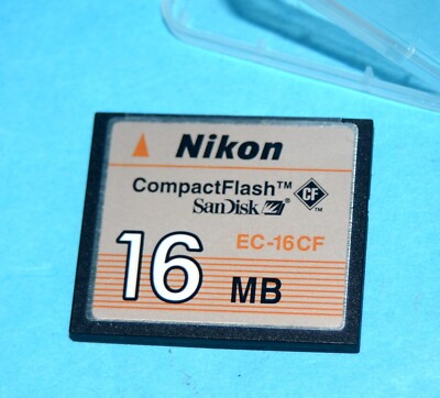 NIKON 16MB CF COMPACT FLASH CAMERA MEMORY CARD. | eBay UK