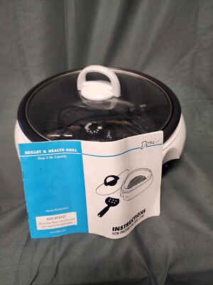 Deni's Skillet & Health Grill, Model 8200/8201, Deep 3 qt. Capacity | eBay