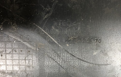 2017-2019 CHEVROLET MALIBU REAR BUMPER LOWER COVER 84078809 | eBay