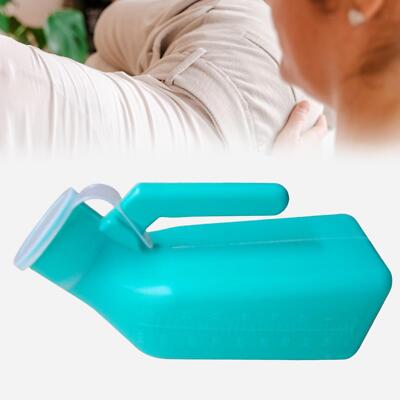 Portable Male Urinal with Lids Bedpan Urine Bottle for Elderly Bedside ...