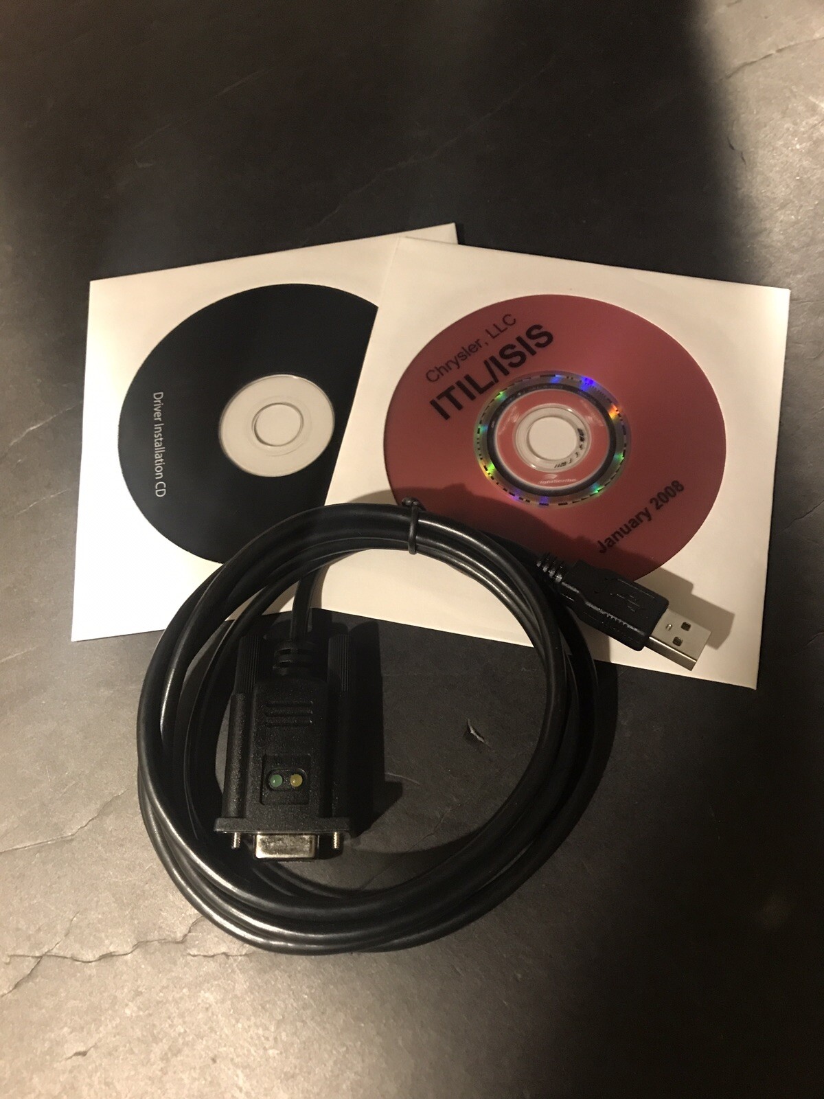 RS232 SERIAL USB UPDATE CABLE FOR CHRYSLER DRB III DRB 3 DIAGNOSTIC ...