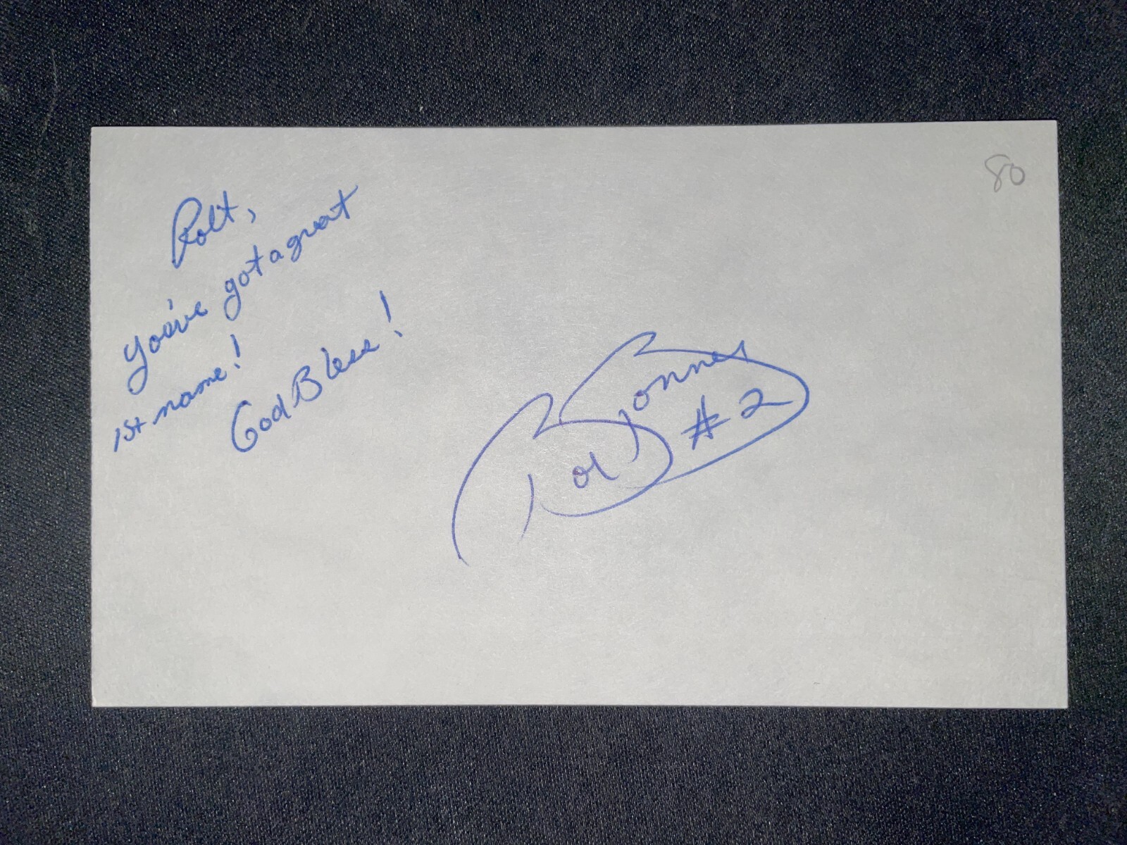 1980 ORIOLES: Bob Bonner, SIGNED 3x5 (BSJ) | eBay