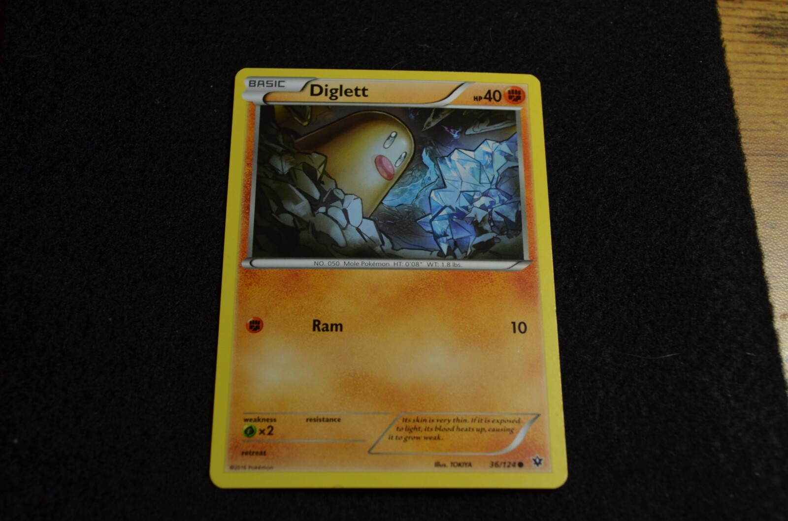 Pokemon DIGLETT XY Fates Collide 36/124 NM/Mint Never Played Cards | eBay