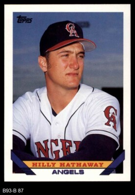 1993 Topps Traded #87 Hilly Hathaway T Angels RC 8 - NM/MT | eBay